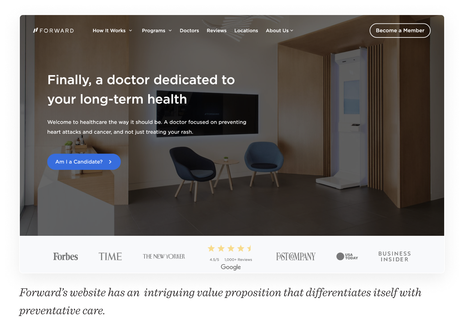Forward Health: A UX and Service Experience Evaluation